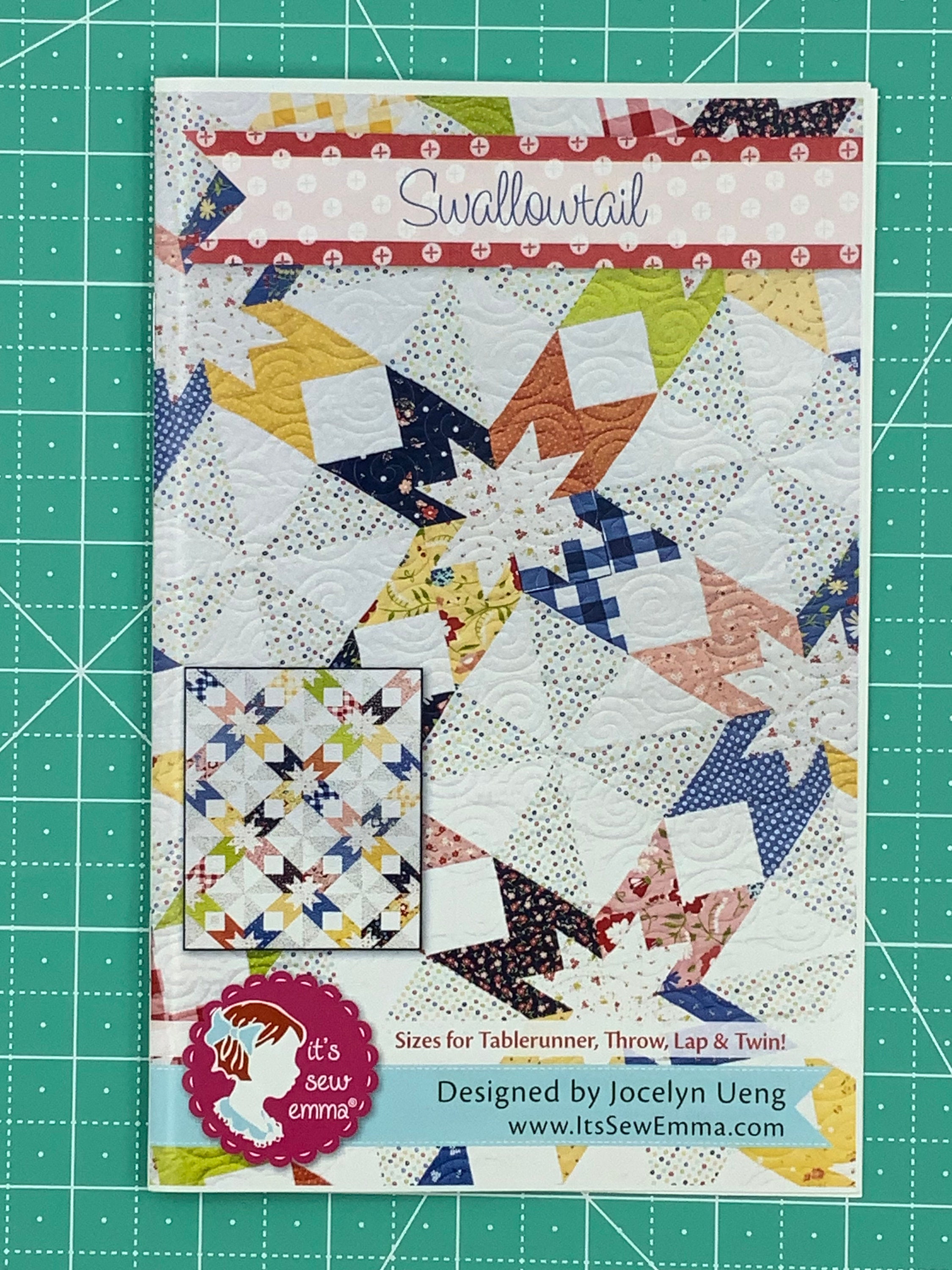 Swallowtail Patchwork Stars Quilt Pattern From Its Sew Emma Four Sizes ...