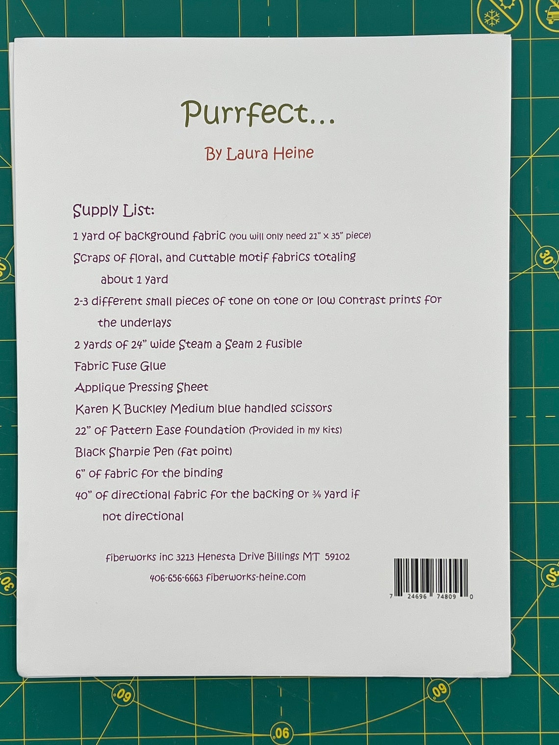 Purrfect Kitty Cat Collage Quilt Pattern by Laura Heine of - Etsy