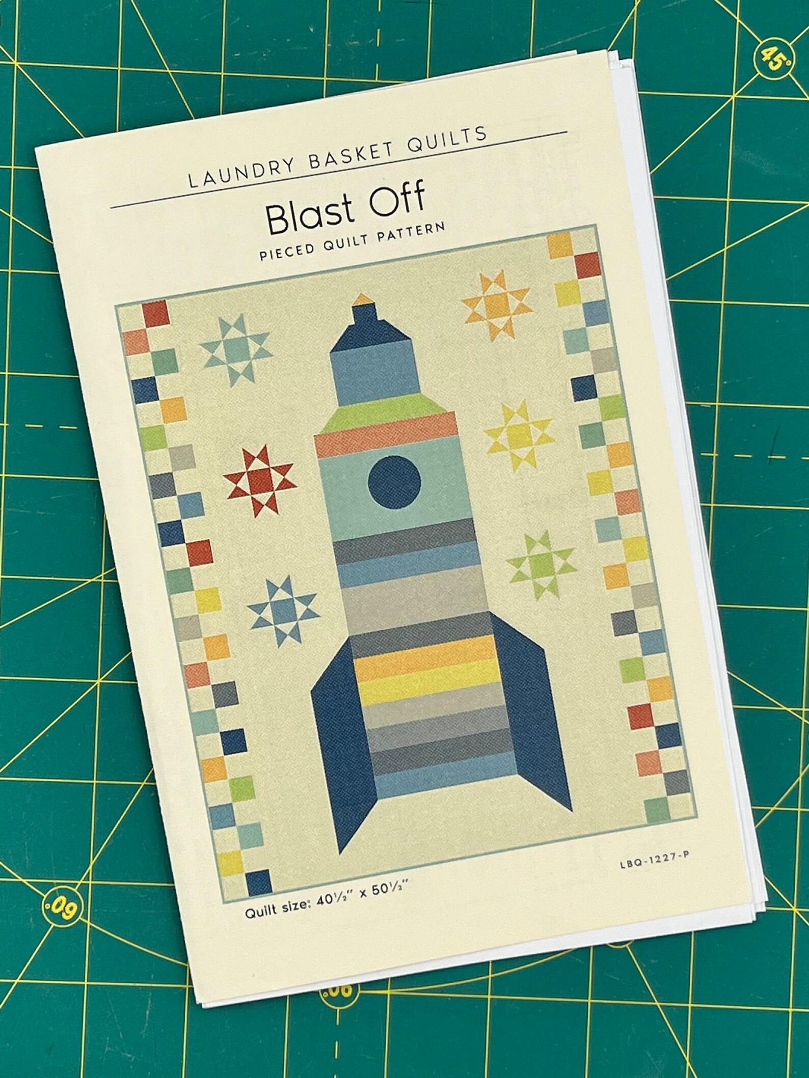 Blast off Rocket Ship Quilt Pattern by Edyta Sitar of Laundry Basket ...