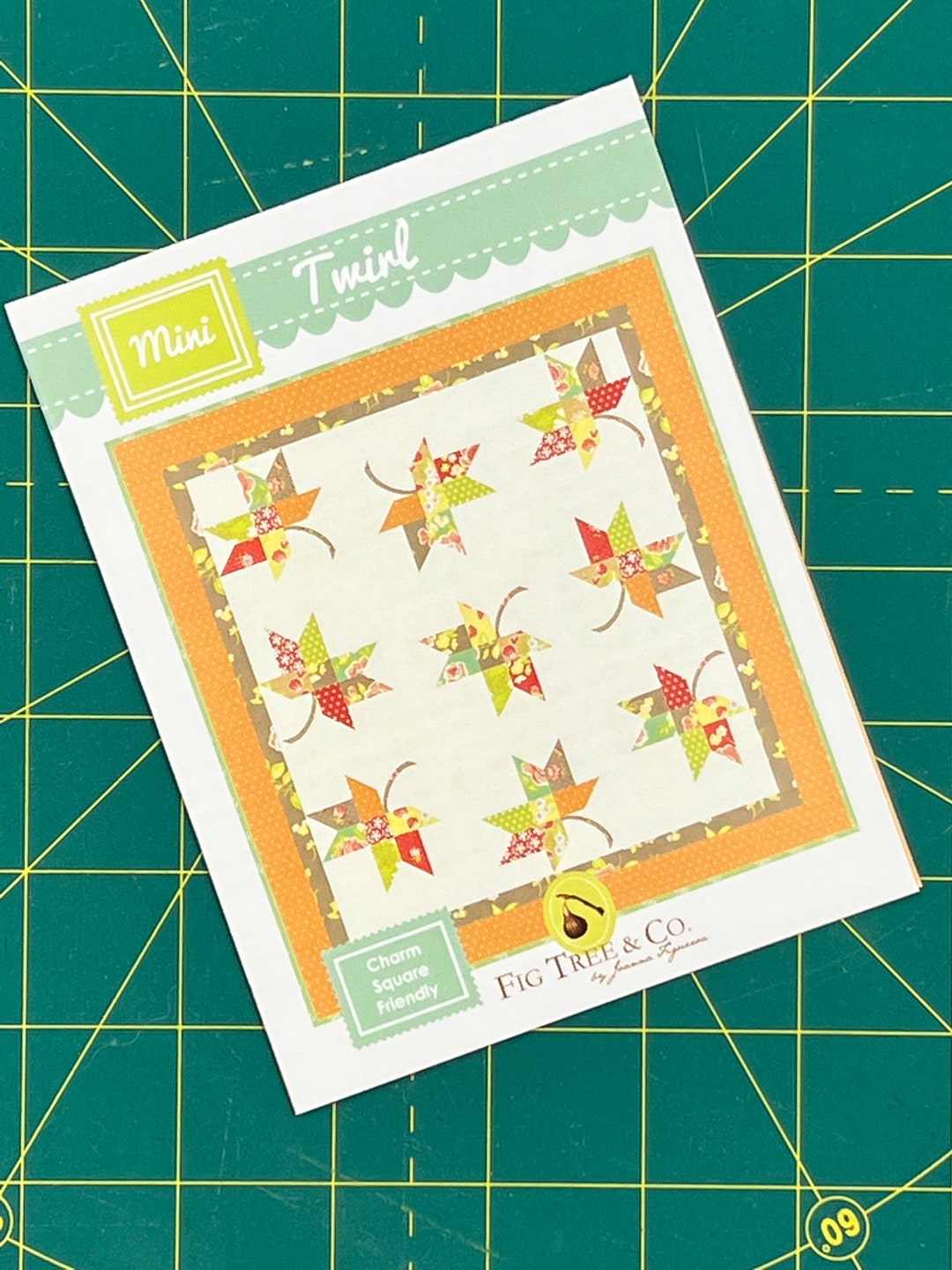 Mini Twirl Autumn Leaves Fig Tree Quilt Pattern - Etsy