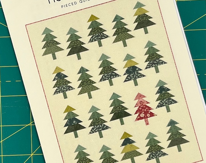 Holiday Forest Christmas Tree Patchwork Pieced Quilt Pattern by Edyta ...
