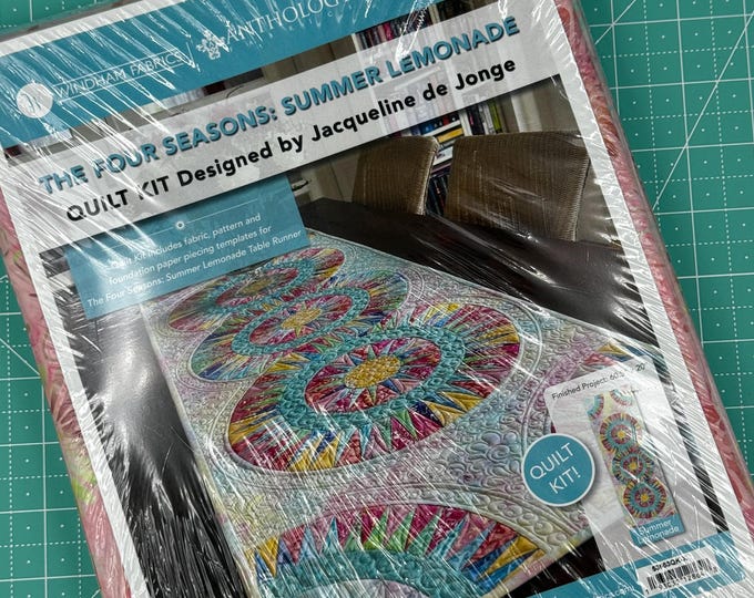 Four Seasons SUMMER LEMONADE Table Runner Quilt Kit and Pattern From ...