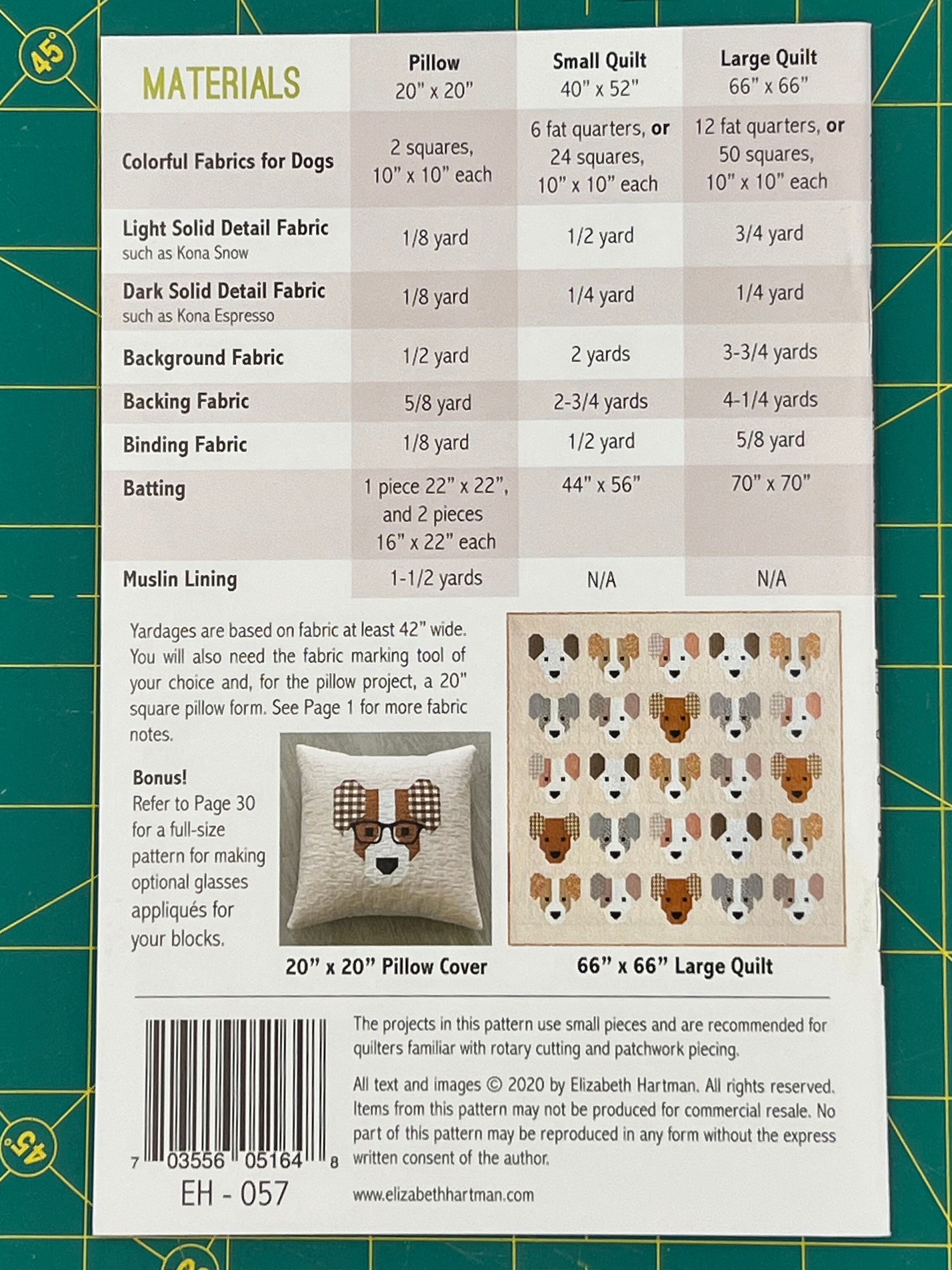 The Puppies Puppy Dog Quilt Pattern by Elizabeth Hartman - Etsy