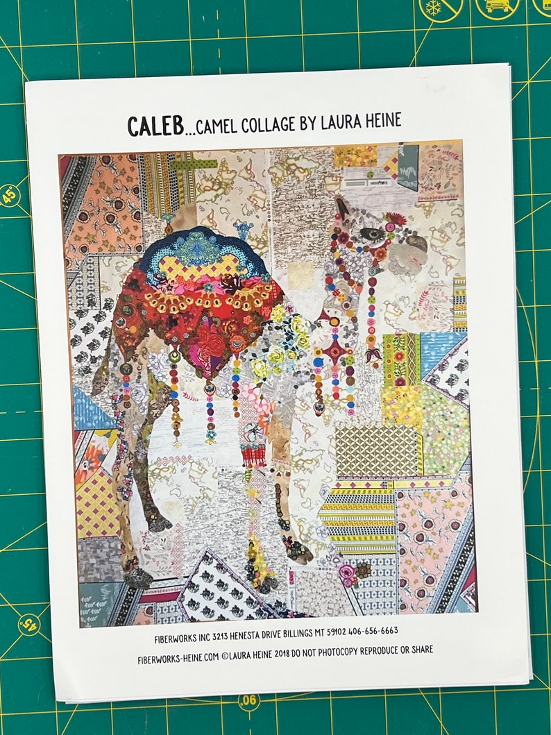 Caleb Desert Camel Collage Quilt Pattern by Laura Heine of - Etsy
