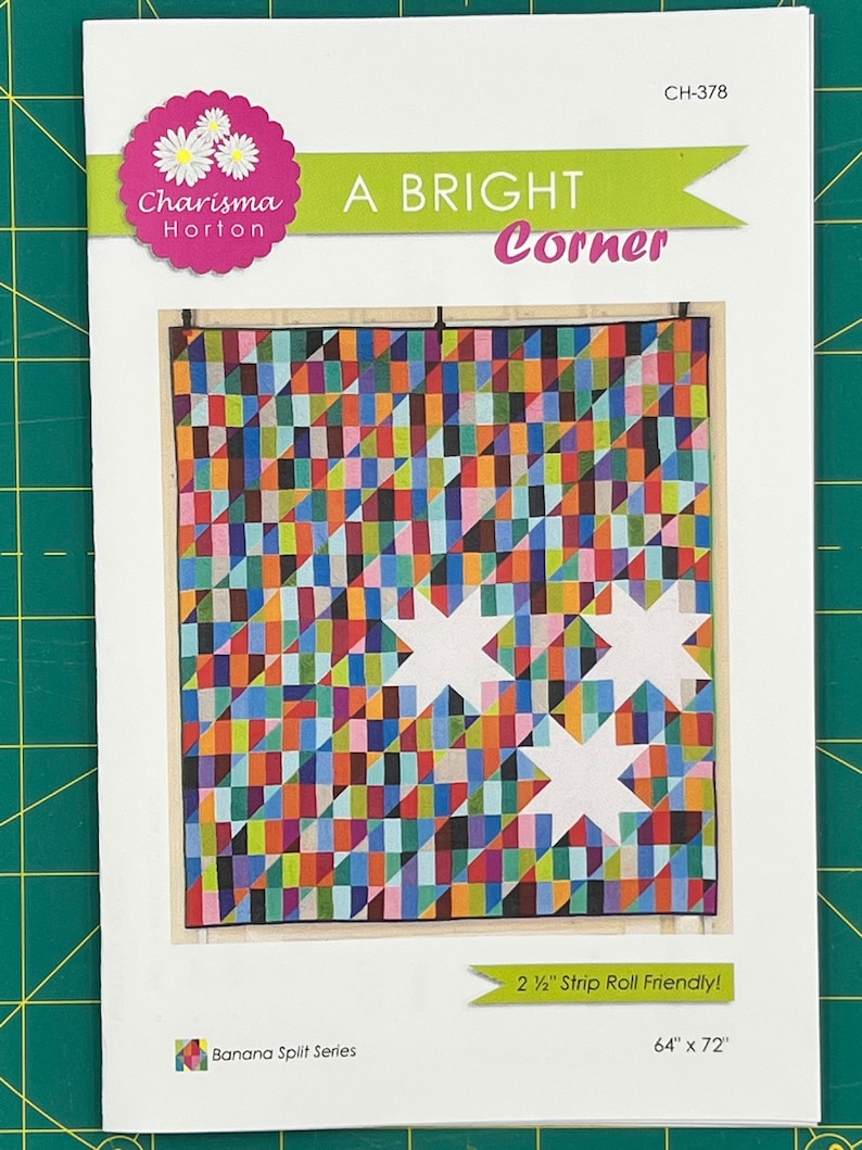 A Bright Corner Bold and Modern Jelly Roll Scrap Quilt - Etsy