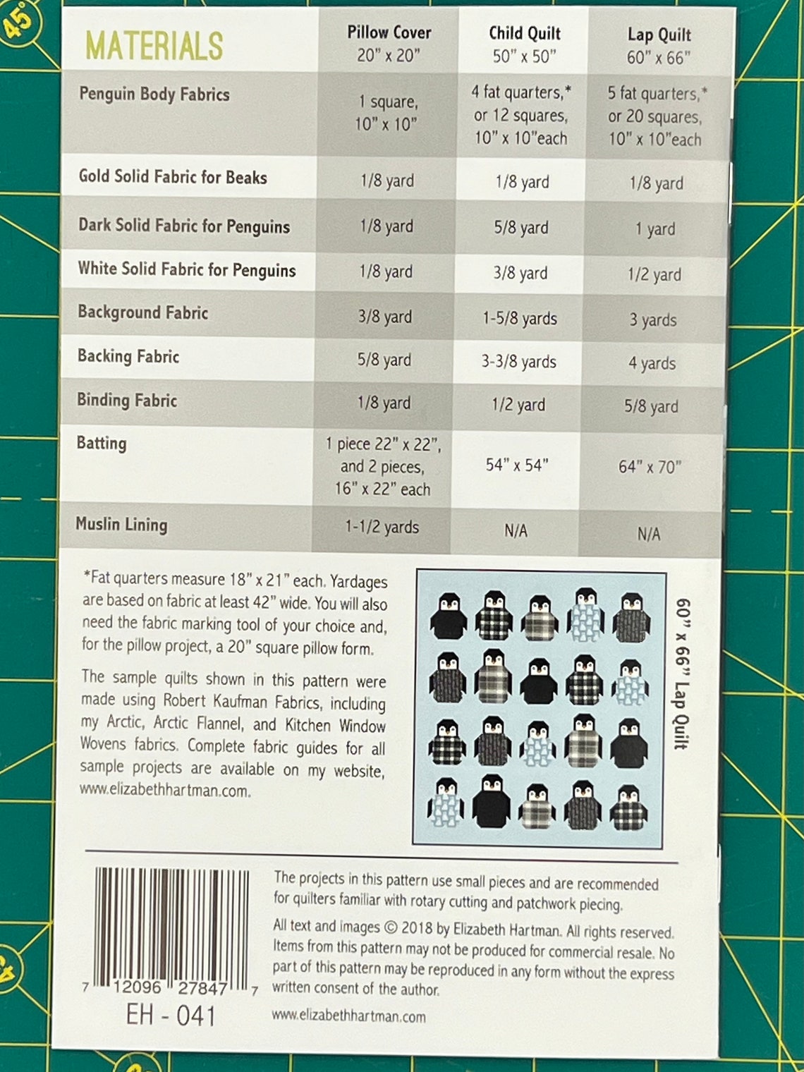 Penguin Party Quilt Pattern by Elizabeth Hartman Winter Quilt - Etsy