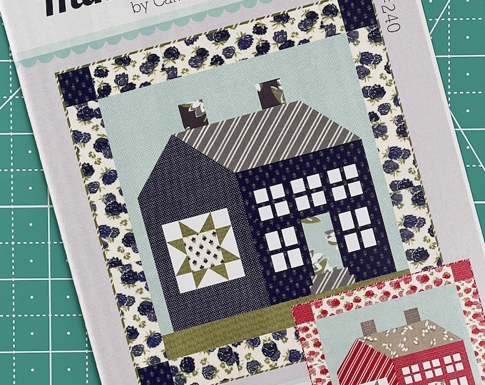 Homebody House Block QUILT PATTERN, Traditionally Pieced Pillow or Wall ...