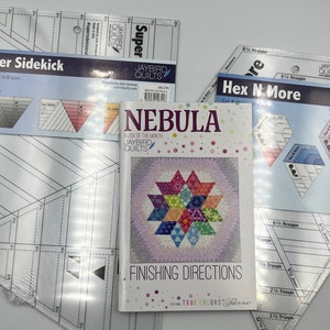 Nebula BOM Quilt Pattern by Jaybird Quilts Hex N More & Super Sidekick ...