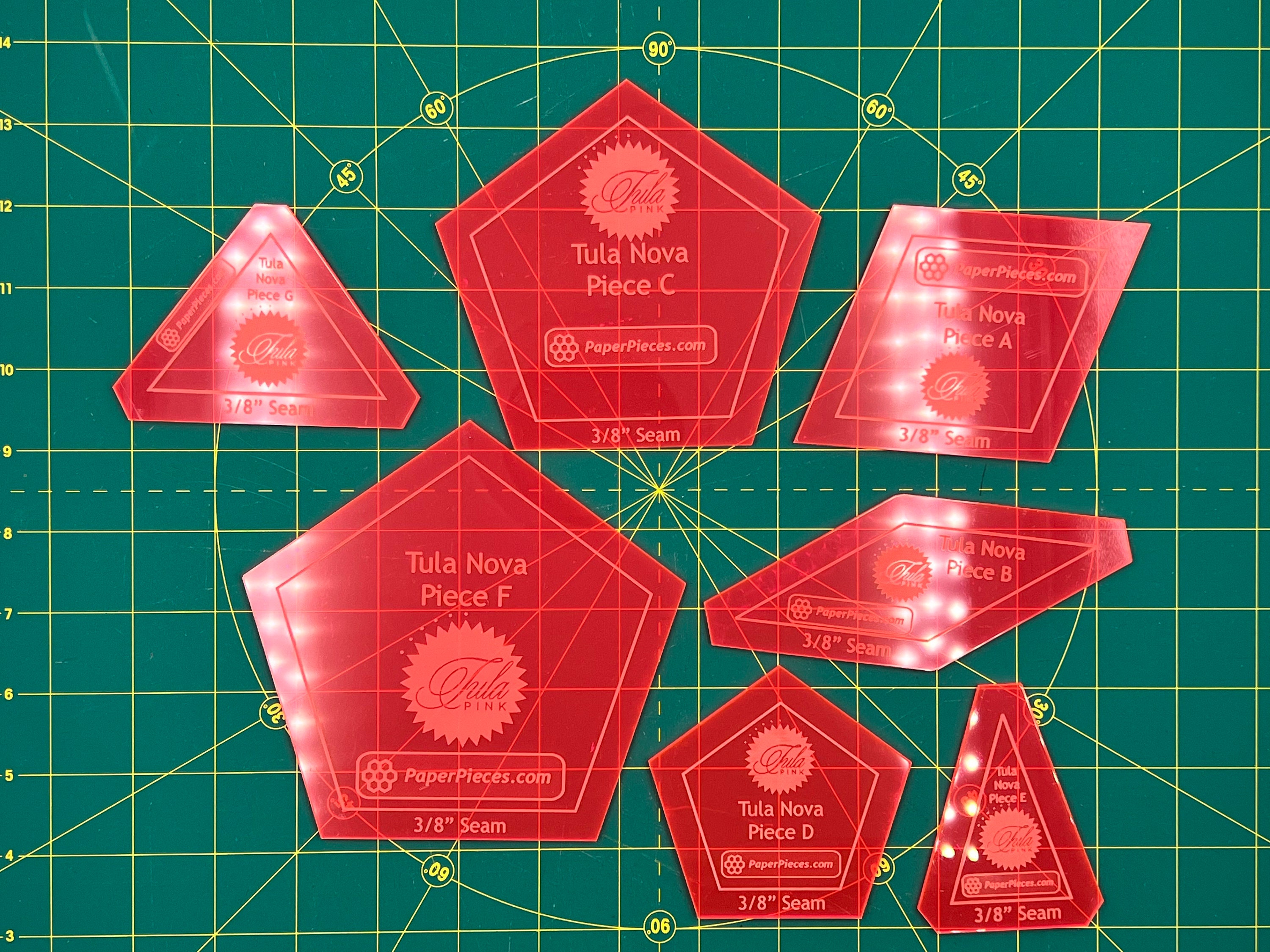 Tula Nova by Tula Pink EPP Quilt Kit: Pattern Paper Pieces - Etsy