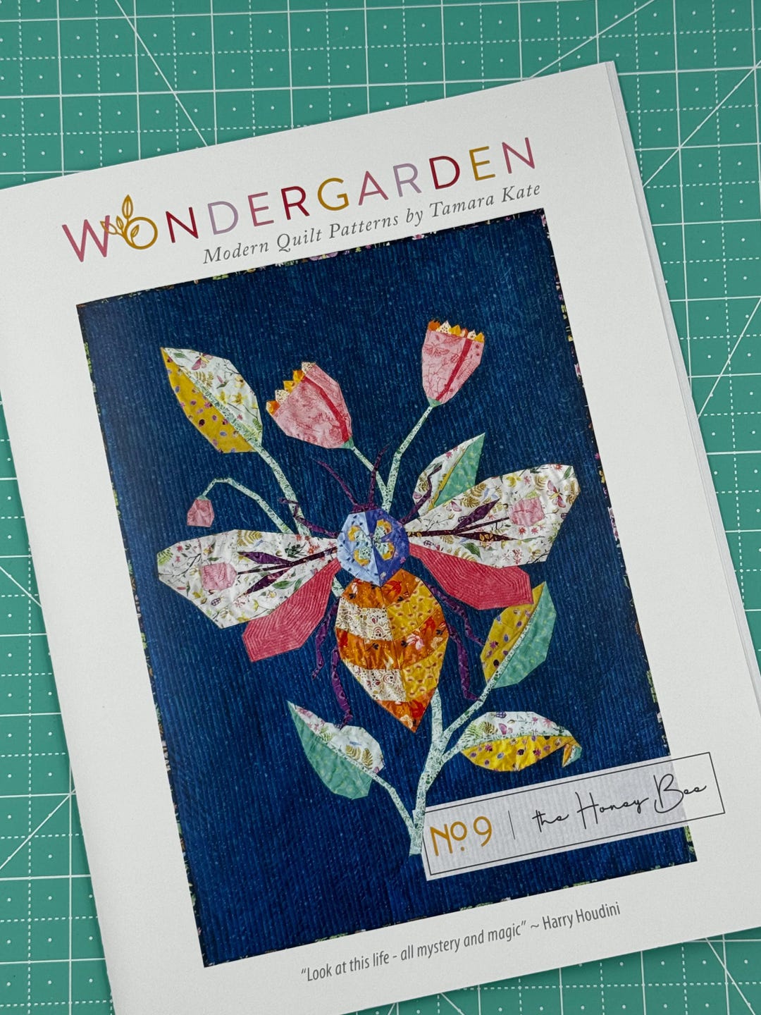 Wonder Garden THE HONEY BEE Pattern, Foundation Paper Pieced, Nature ...