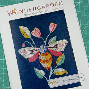 Wonder Garden THE HONEY BEE Pattern, Foundation Paper Pieced, Nature ...
