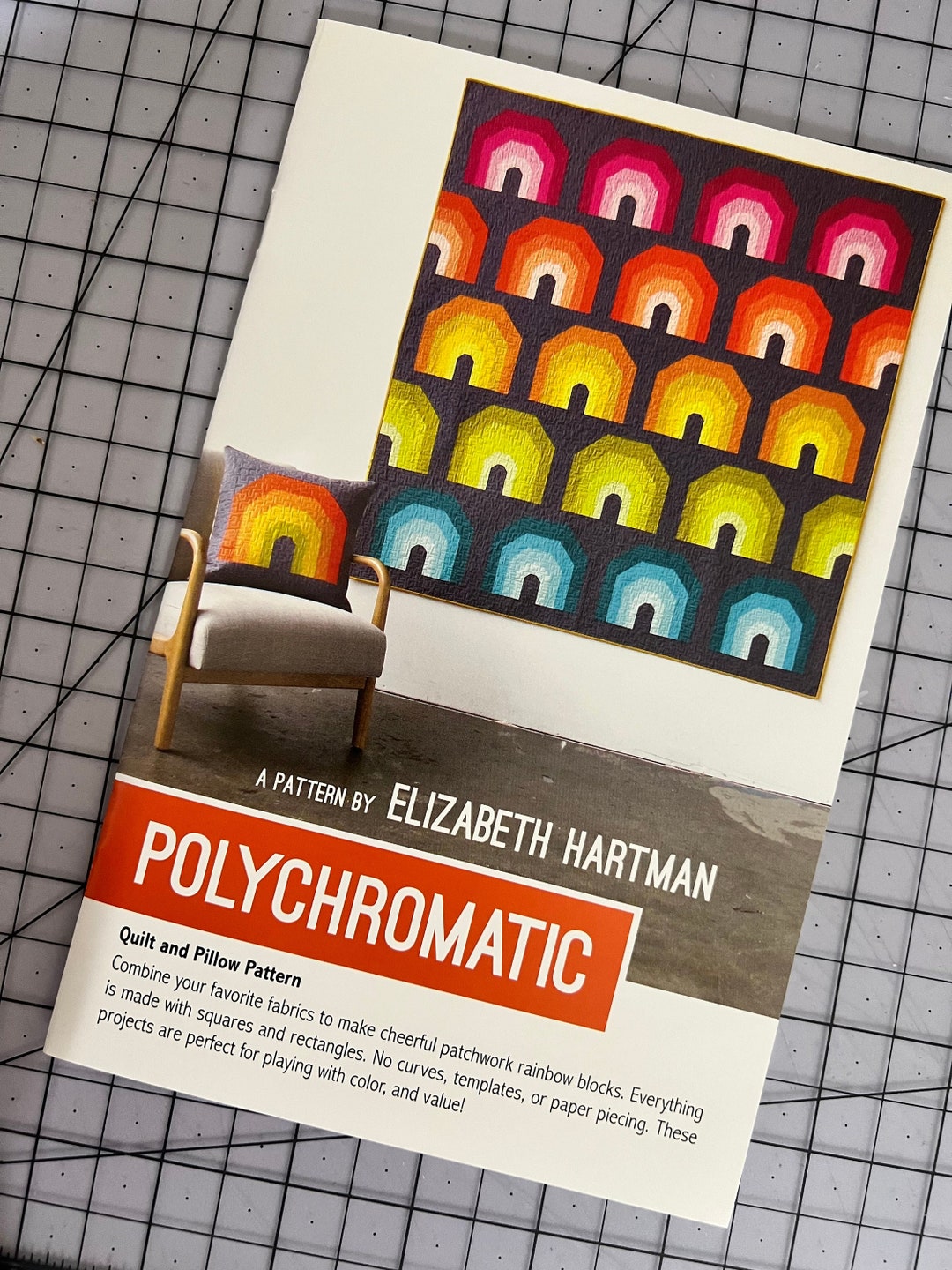 Polychromatic Rainbow Patchwork Quilt by Elizabeth Hartman - Etsy