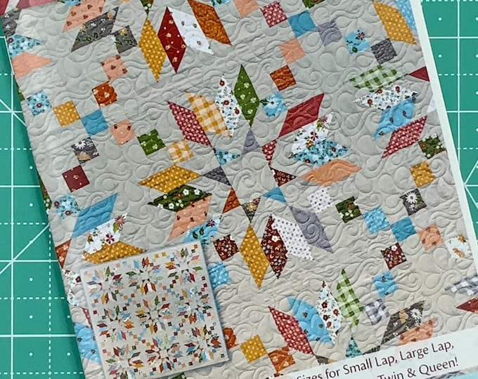 Upbeat Traditionally Pieced Patchwork Quilt Pattern From It’s Sew Emma ...