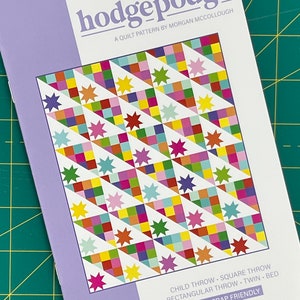 Hodgepodge Patchwork Scrap Quilt Pattern Featuring A Traditional Eight ...