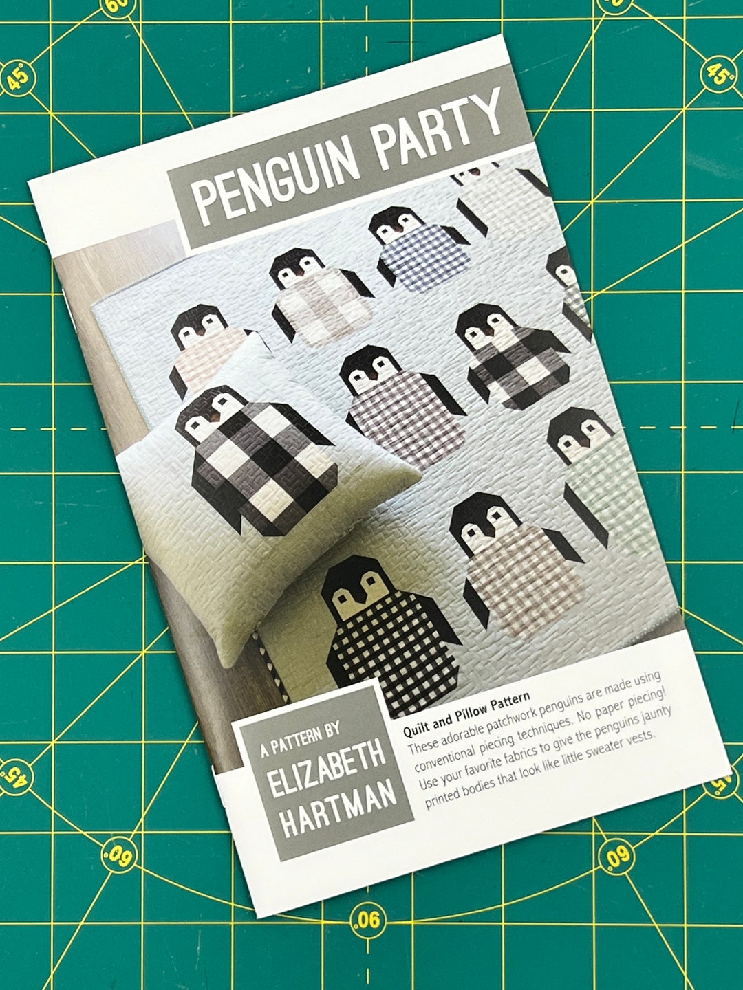 Penguin Party Quilt Pattern by Elizabeth Hartman Winter Quilt - Etsy