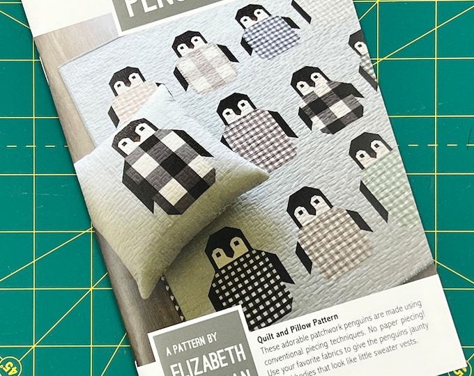 Penguin Party Quilt Pattern by Elizabeth Hartman Winter Quilt - Etsy