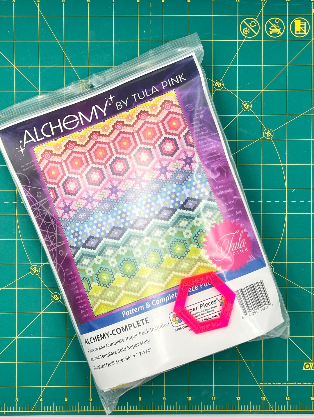 EPP Alchemy by Tula Pink Pattern, Complete Pack of Paper Pieces, and 3/ ...