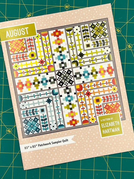 August Sampler Patchwork Quilt Pattern by Elizabeth Hartman - Etsy