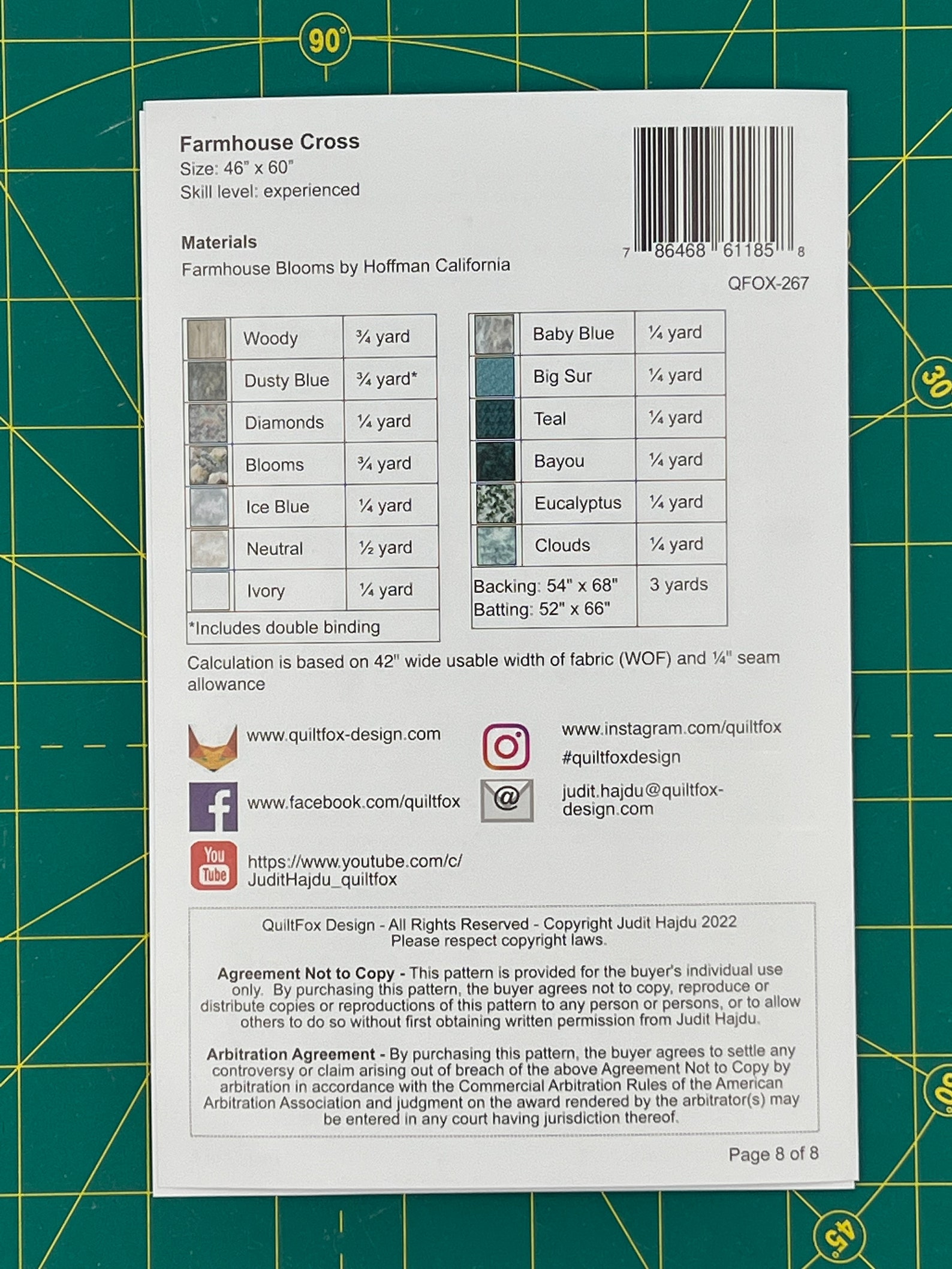 Farmhouse Cross Wall Hanging Quilt Pattern - Etsy