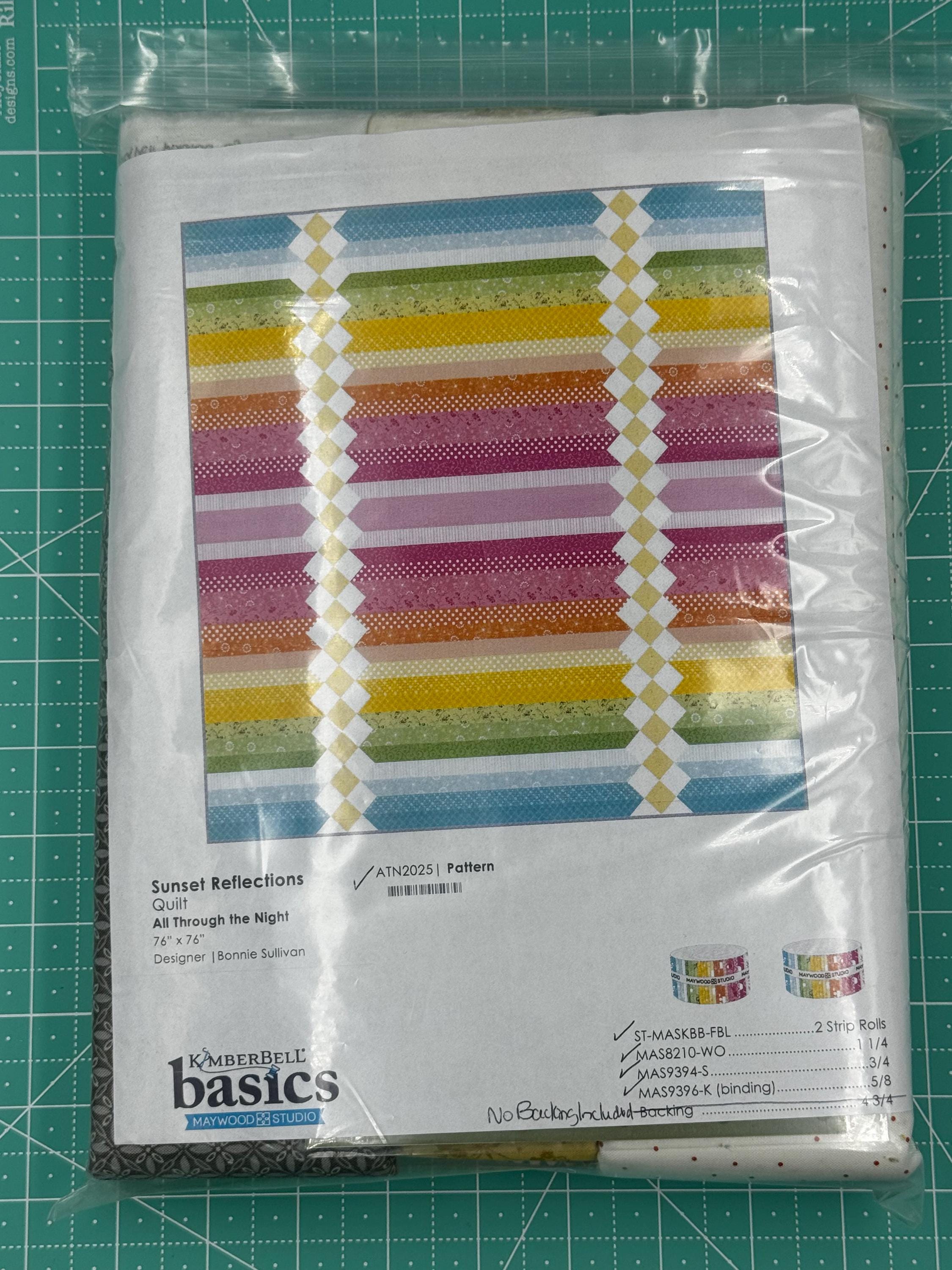 Sunset Reflections Quilt Kit and Pattern in Kimberbell Basics - Etsy