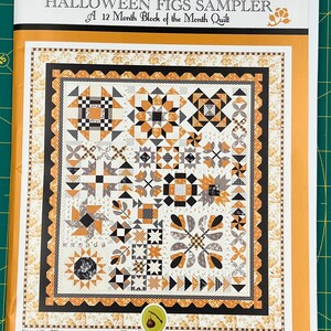 Halloween Figs Block of the Month Sampler Fig Tree Patchwok Quilt Pattern - Etsy