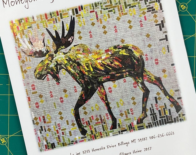 Up North Montgomery Moose Collage Quilt Pattern by Laura Heine of ...