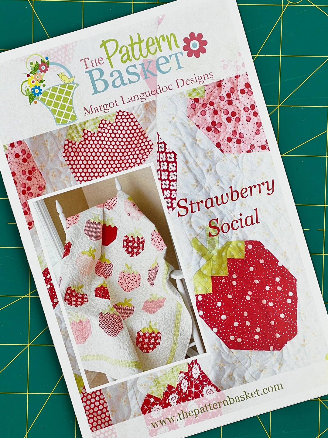Strawberry Social Quilt Pattern by the Pattern Basket - Etsy