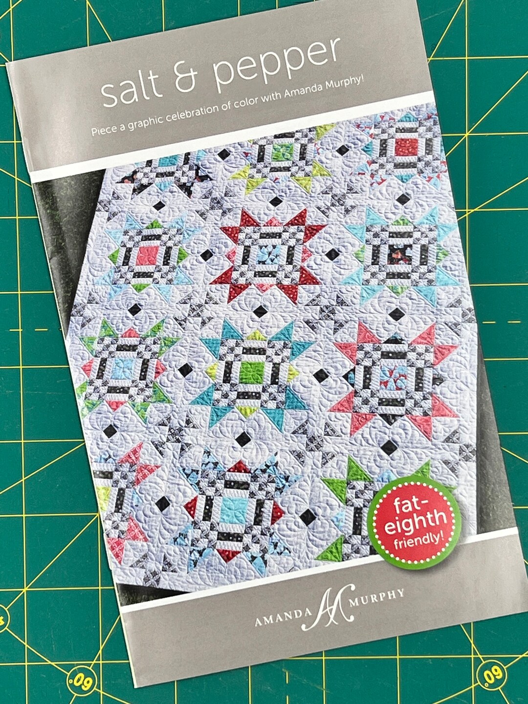 Salt and Pepper Patchwork Scrap Quilt Pattern by Amanda Murphy Fat ...