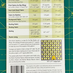 Beehive Bee Quilt Pattern by Elizabeth Hartman - Etsy