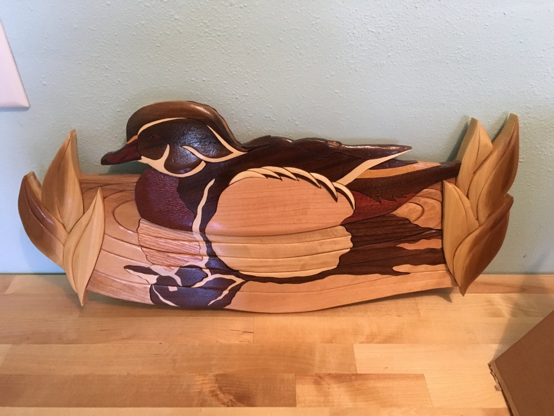 Wood Duck Intarsia - Etsy