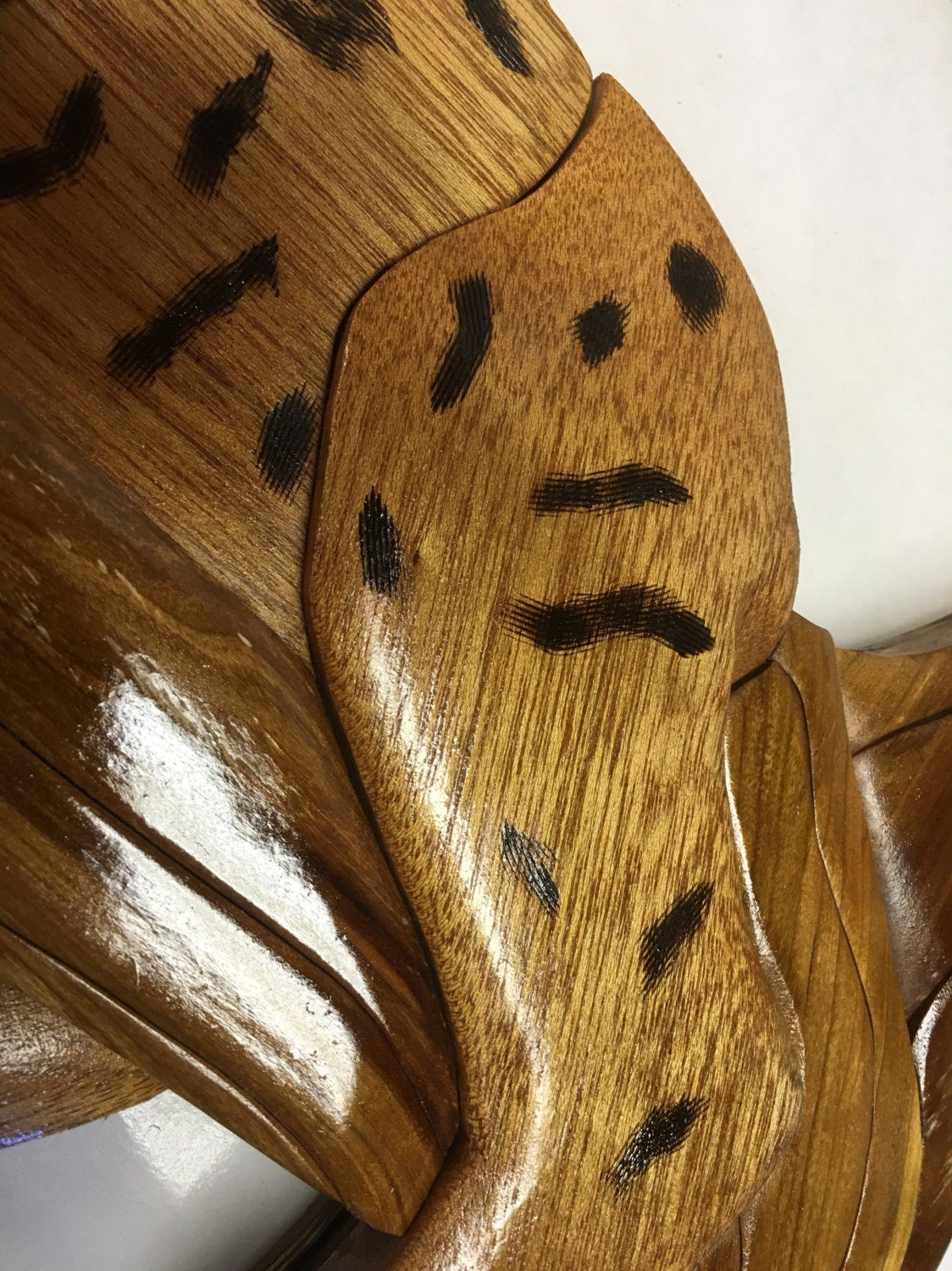 Cougar Cub Intarsia | Etsy