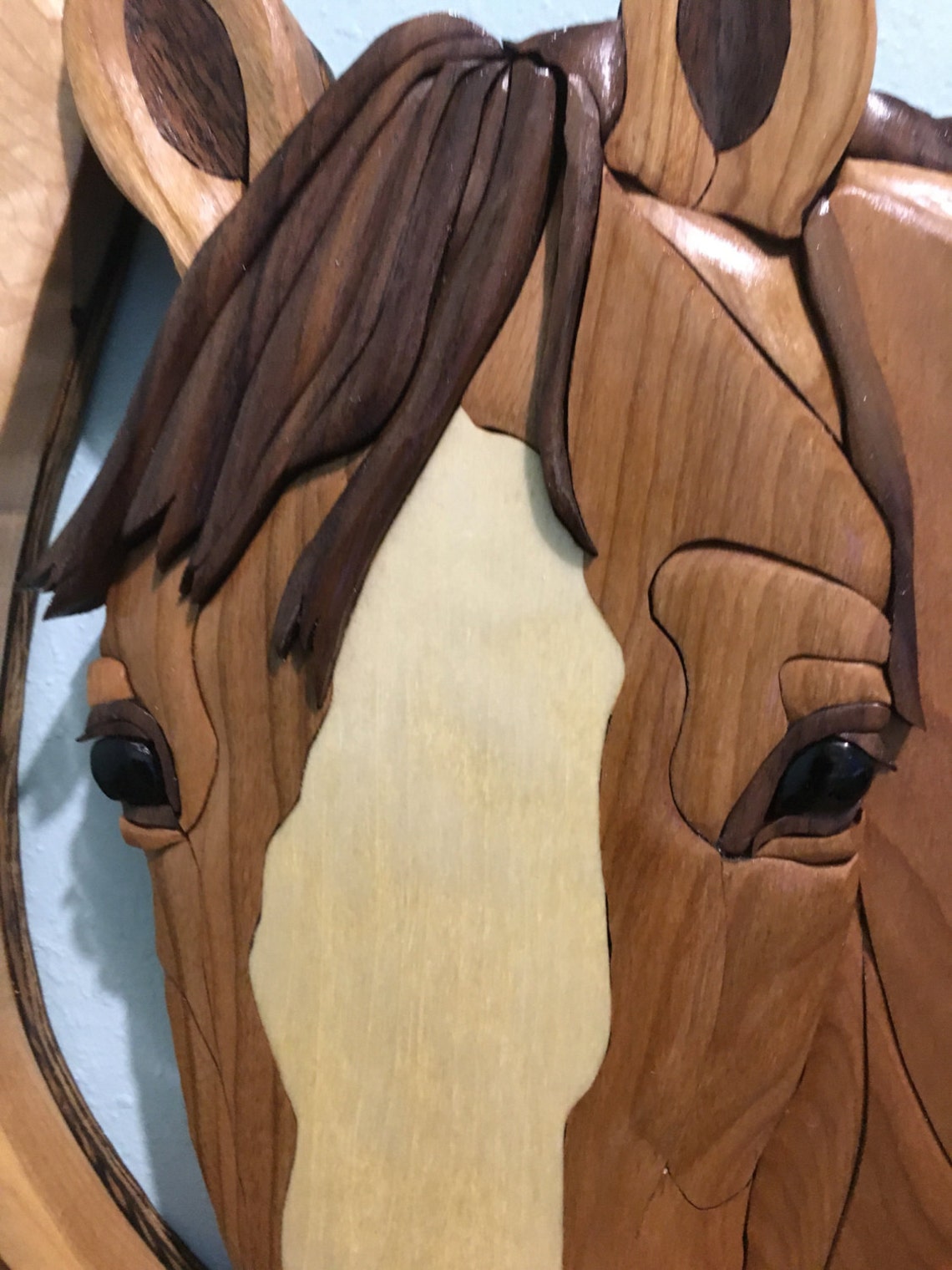 Horse Head Intarsia - Etsy