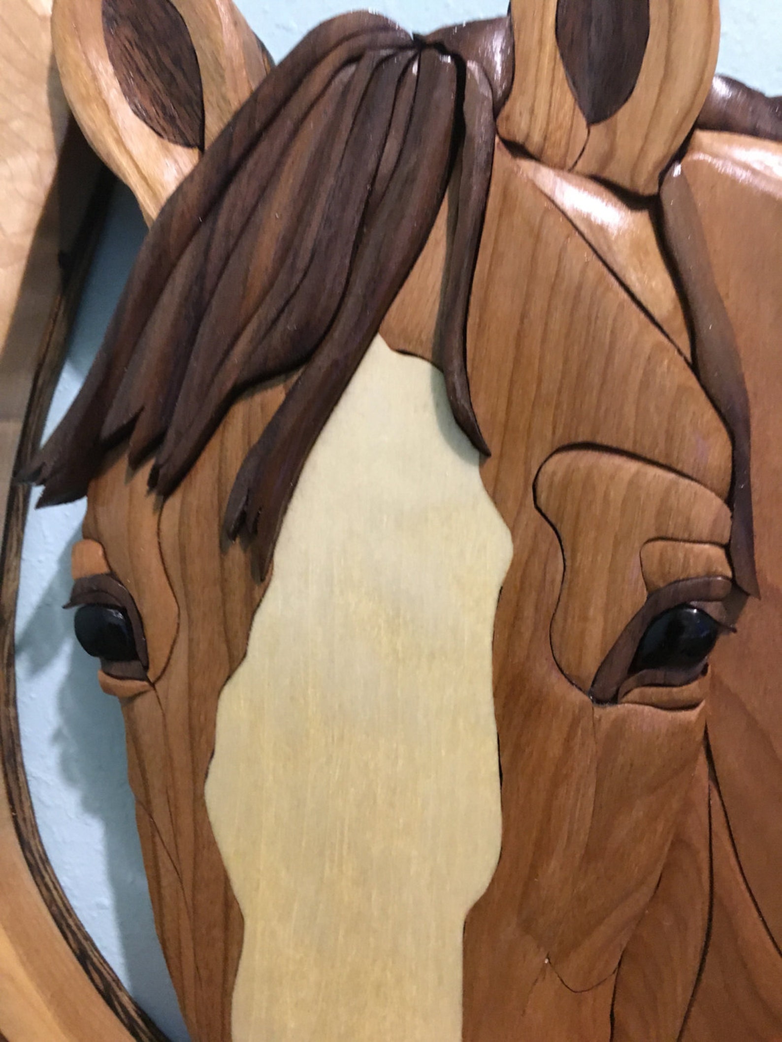 Horse Head Intarsia - Etsy