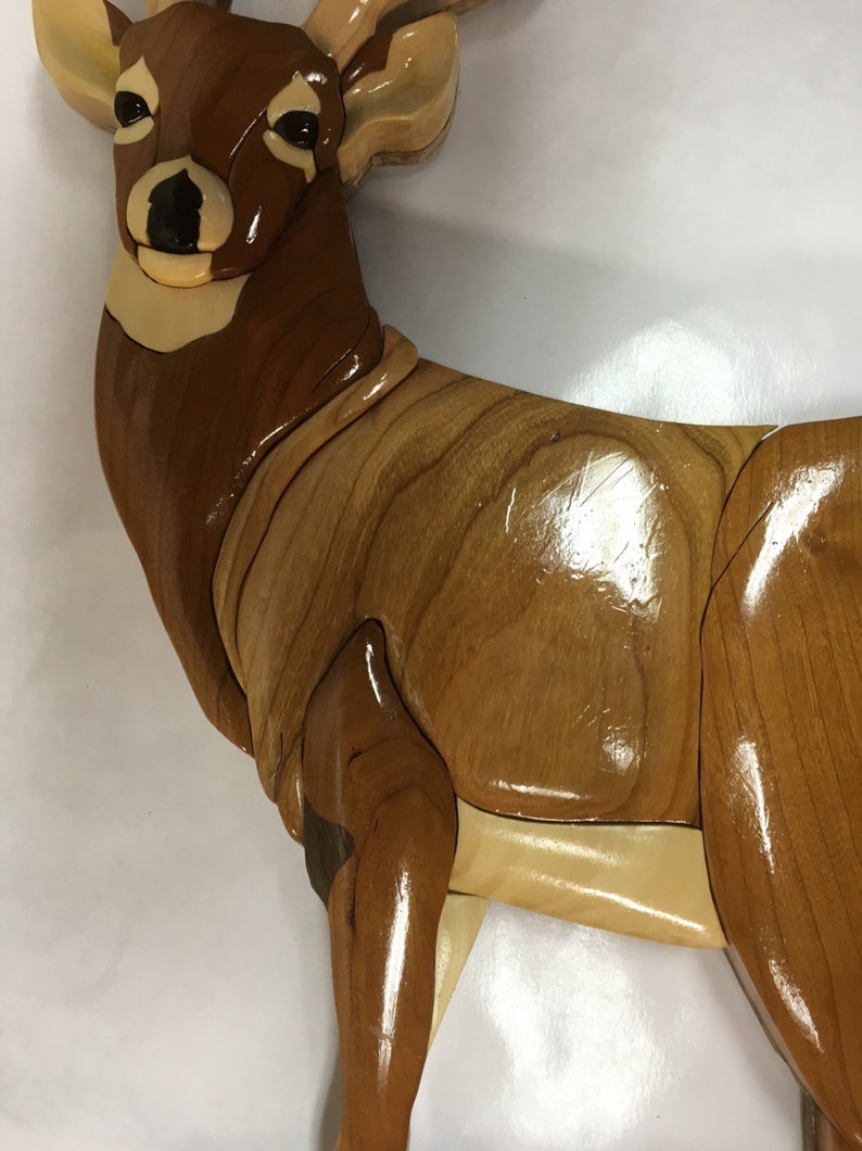 Whitetail Deer Intarsia - Etsy Canada