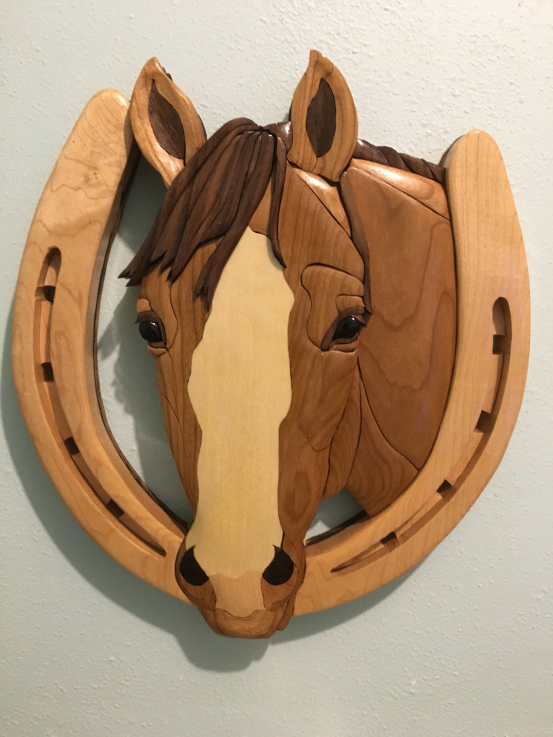 Horse Head Intarsia - Etsy