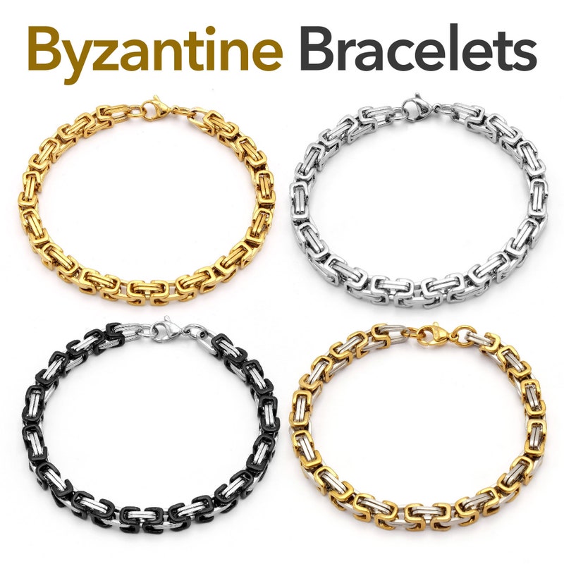 Byzantine Necklace Two Tone - Etsy