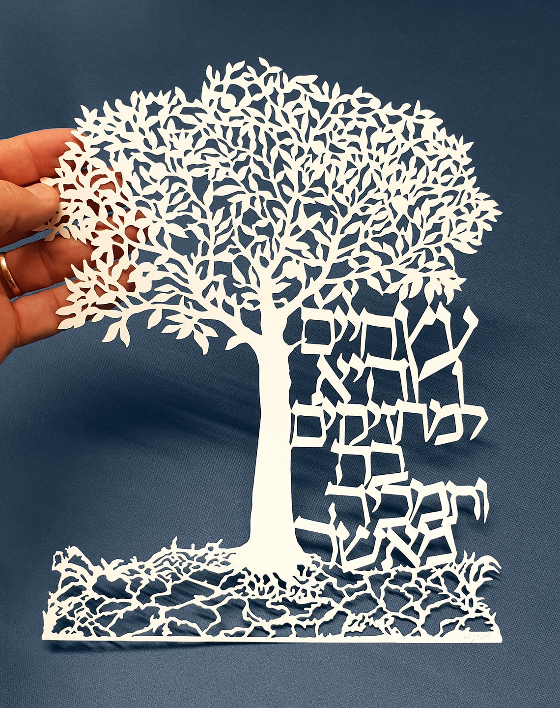 Tree of Life Papercut Wall Art Decor Jewish Papercut Gifts - Etsy Israel