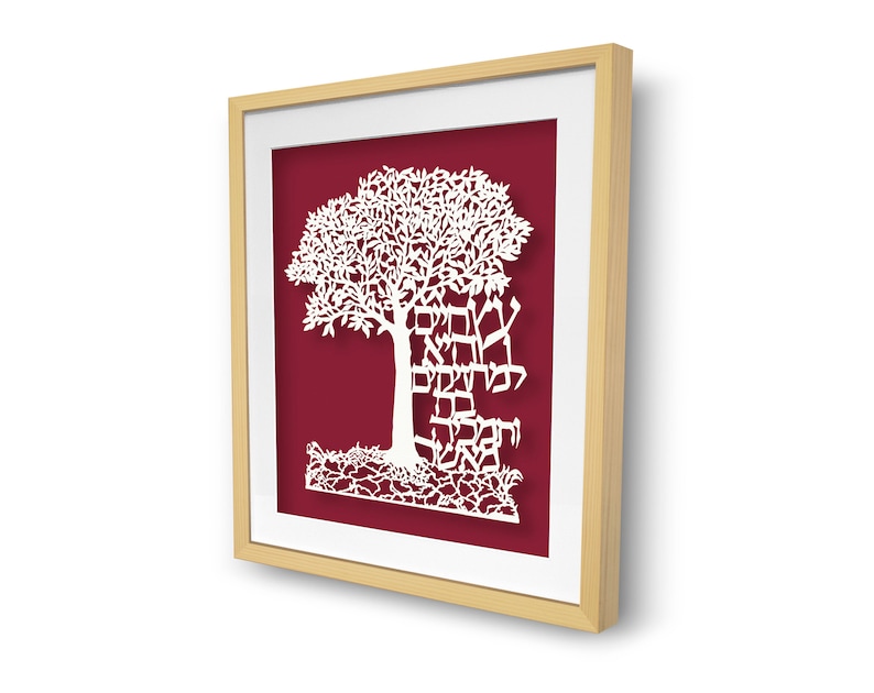 Tree of Life Papercut Wall Art Decor Jewish Papercut Gifts - Etsy Israel