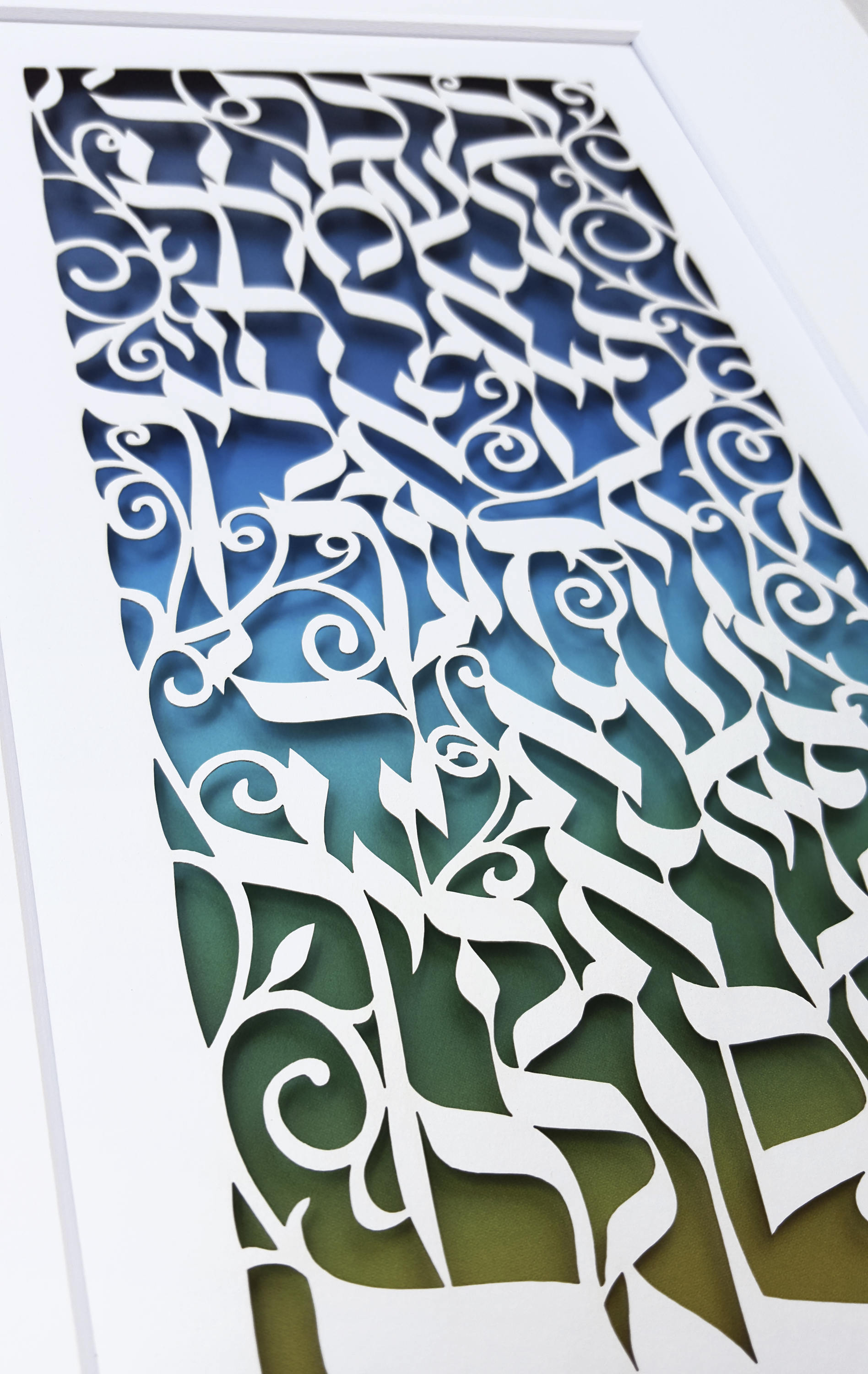 Personalized Hebrew Priestly Blessing Papercut Judaica Art - Etsy