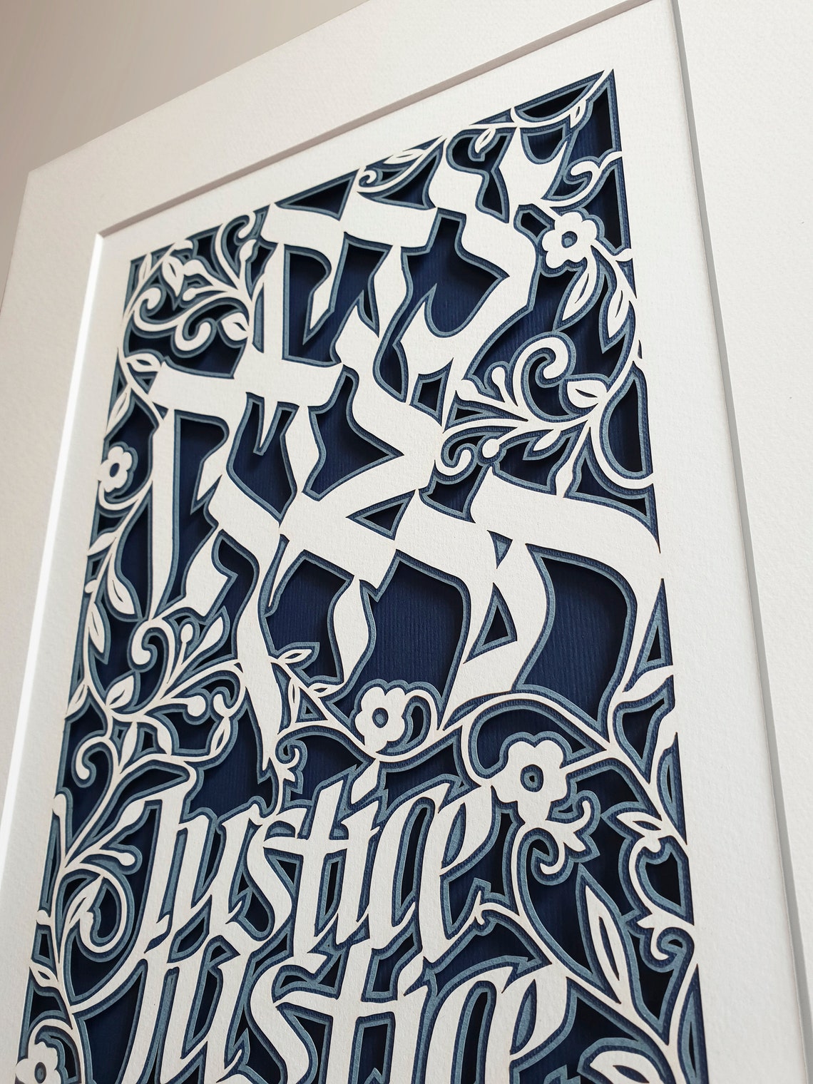 UNFRAMED Paper Cut, Lawyer & Judge's Office Wall Art - Justice, Justice ...