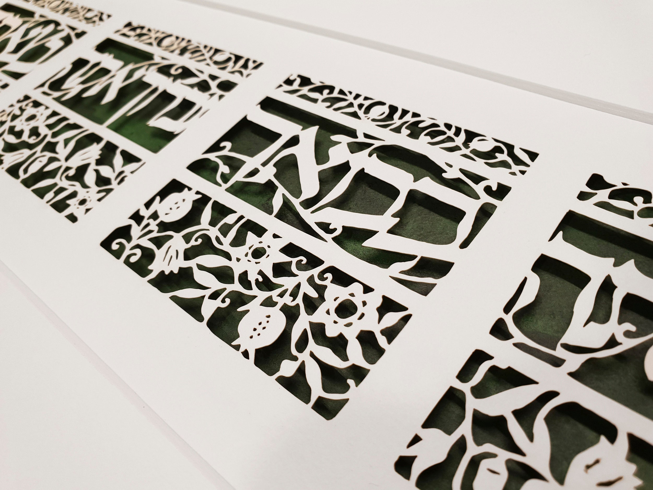 Jewish Home Blessing Paper Cut Judaica Wall Art Paper Cut by | Etsy