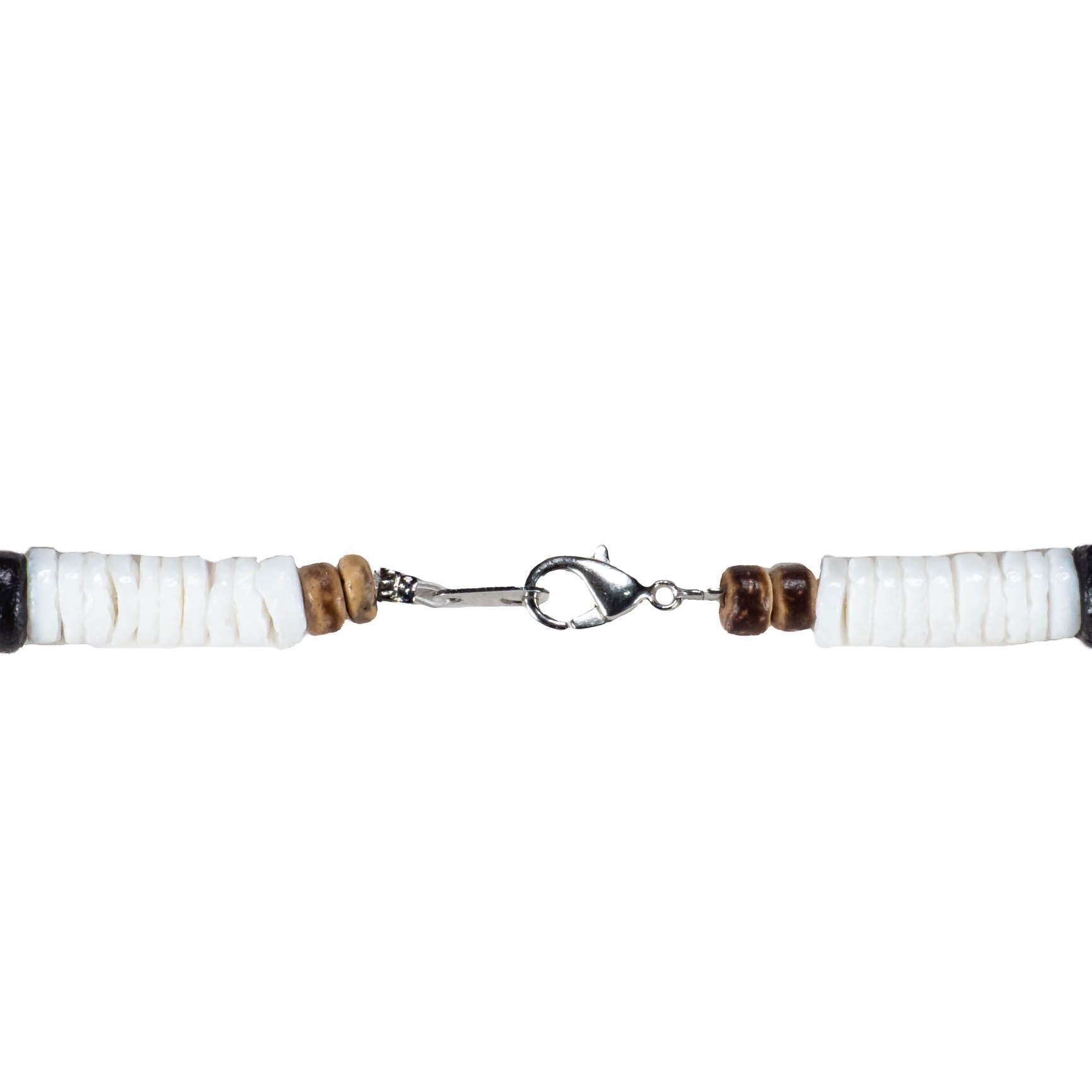 Bluerica Puka Shell Beads and Coconut Shell Beads Necklace - Etsy