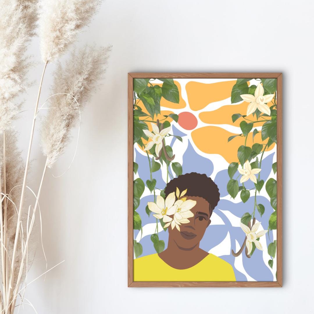Mayotte Inspired Art Print Instant Download Digital African Wall ...