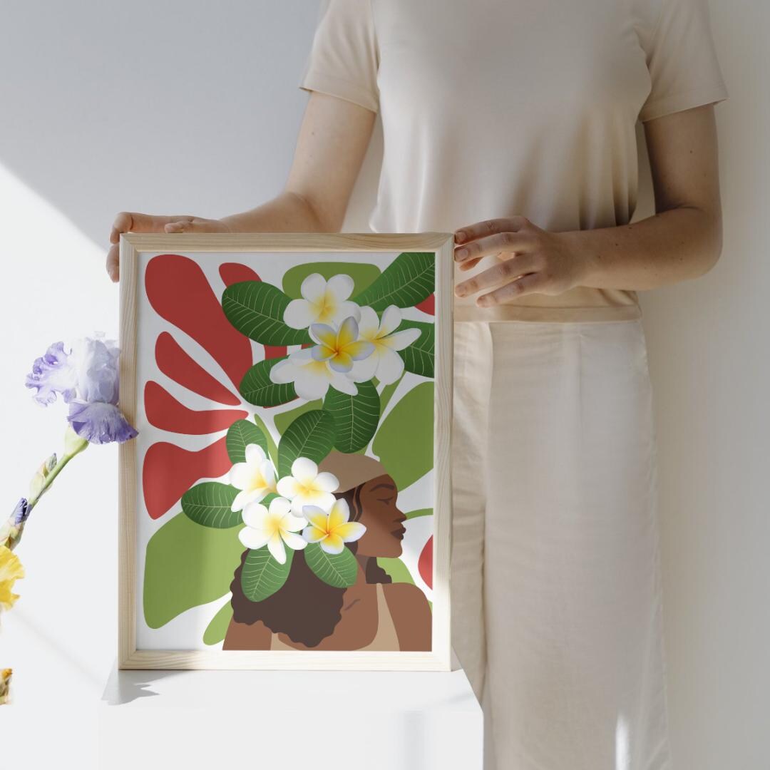 Mayotte Inspired Art Print Instant Download Digital African Wall ...