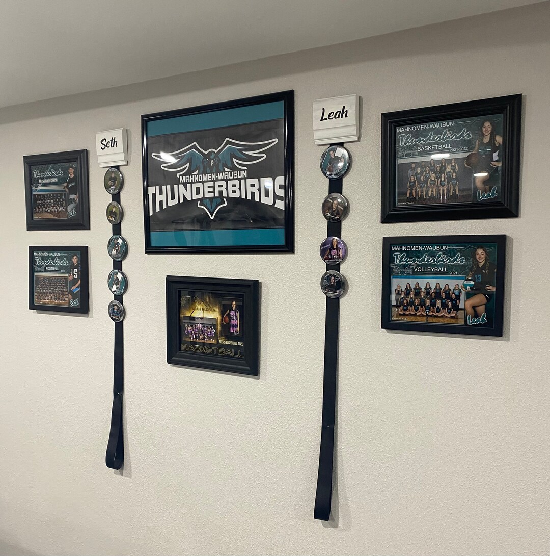 Sports Button Display Personalized - Etsy