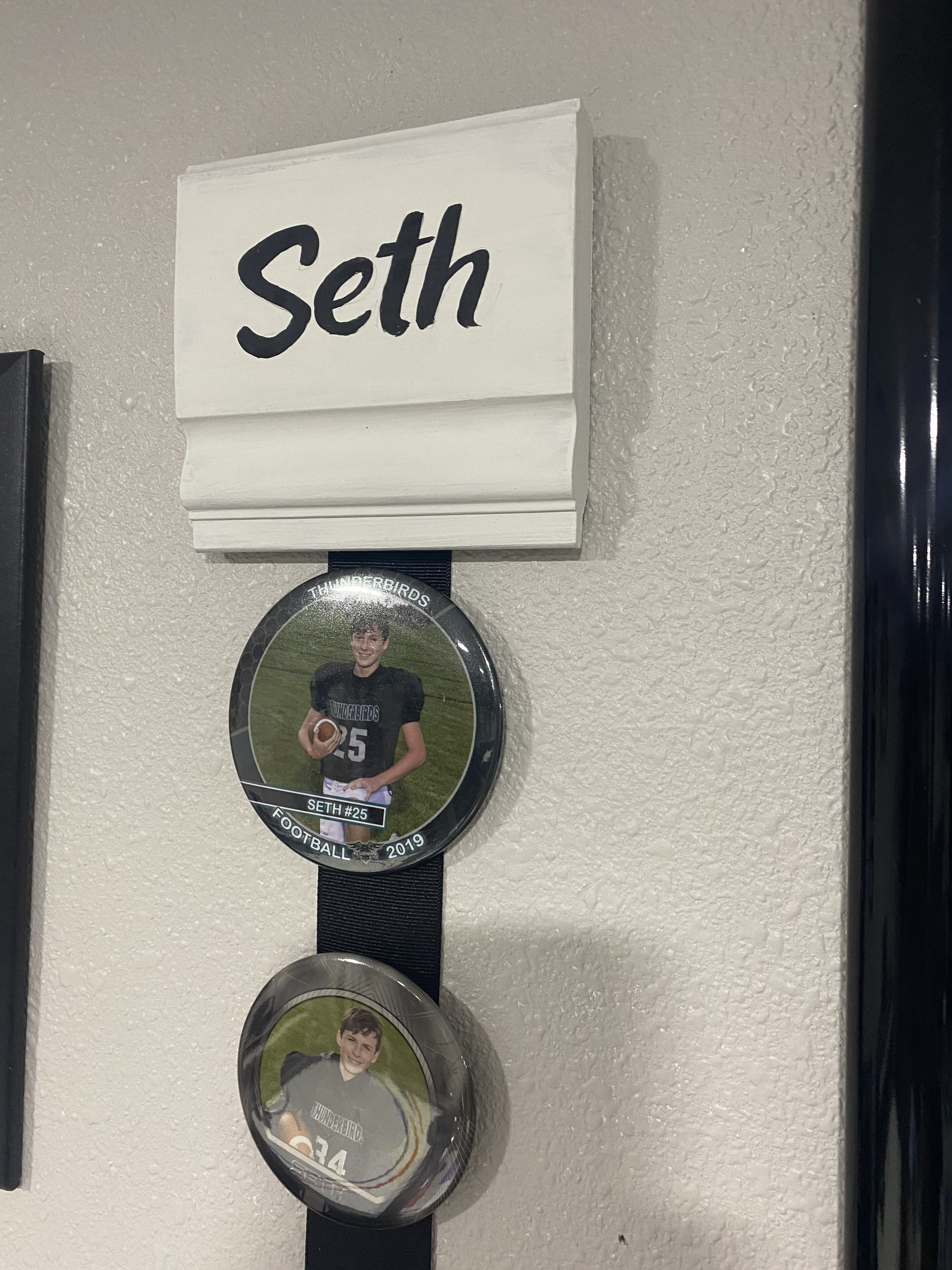 Sports Button Display Personalized - Etsy