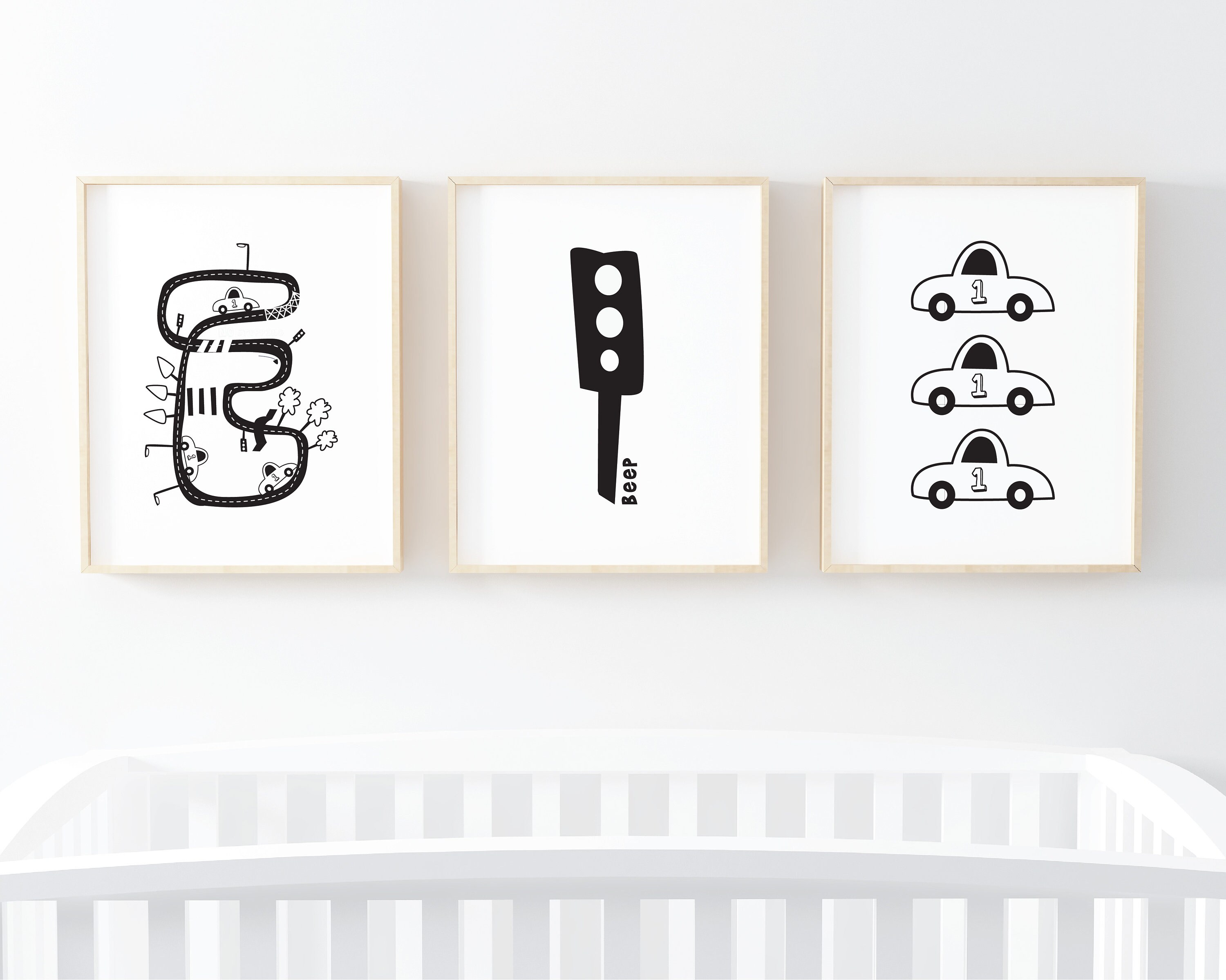 Nursery Print Boys Cars Prints 8x10 Cars Nursery Theme - Etsy