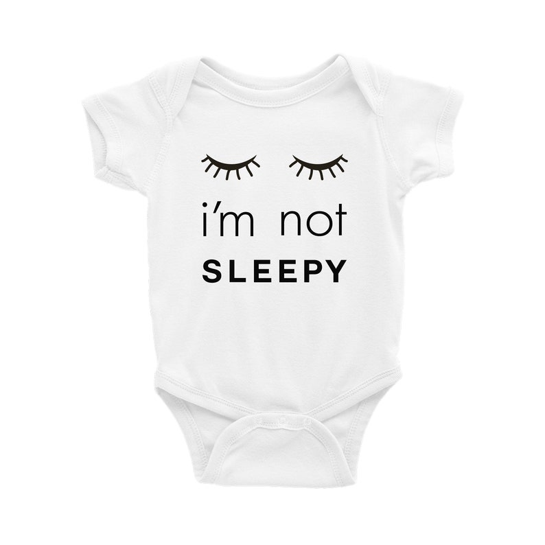 Cute Bodysuit Girl Infant Clothes Sleepy Eyes Baby Girl | Etsy