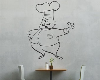 Chef Wall Decal - Etsy