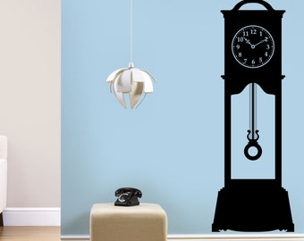 Antique Clock Decal | Etsy